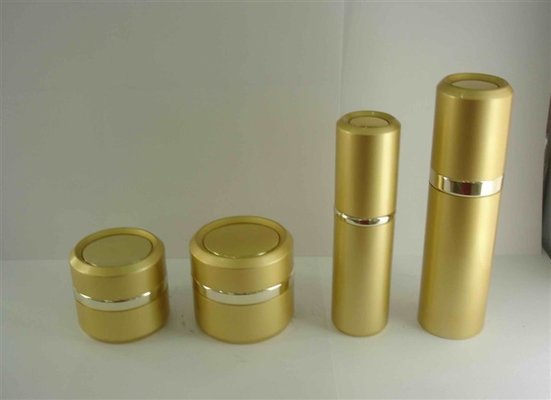 JULUNG Anodized aluminum  cosmetic  Bottle and  cream Jars