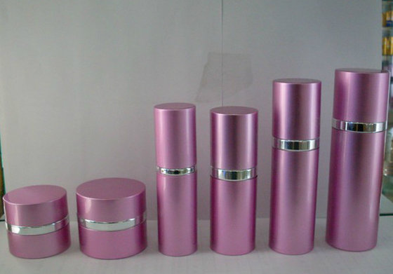 JULUNG Anodized aluminum  cosmetic  Bottle and  cream Jars