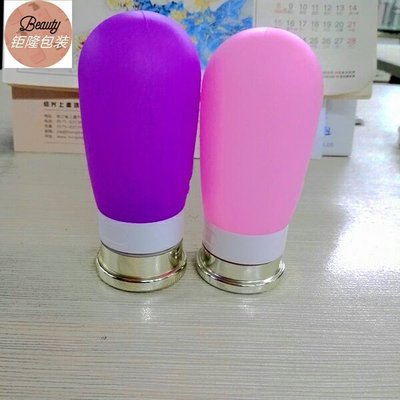 JULUNG new item 80ML Portable  Silicone Bottle Silicone Travel Bottle For Lotion Shampoo Packing