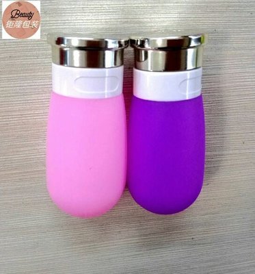 JULUNG new item 80ML Portable  Silicone Bottle Silicone Travel Bottle For Lotion Shampoo Packing