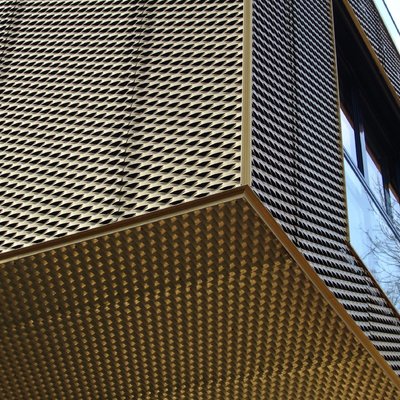 Metal Ceiling Tiles Window Screen Metal Grating Facade