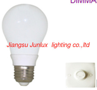 LED A60 7W dimmable 100-240v 560lumen 2 yeras warranty 15000 hours 2835 chips good quality export items house used