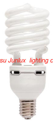 85w half spiral light E40/E27/B22 60lm/w 4800lumen 1 year warranty 8000hours 17mm diametre energy saving lamp top CFL