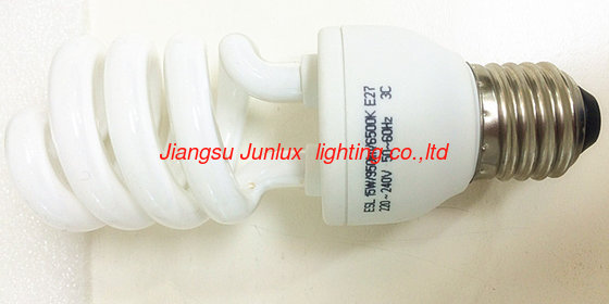15 half spiral cfl 60lm/w  energy saving lamp  indoor lamp new item light engineering decorative  affordable Valuable