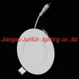 led panel 6w round aluminum base 360 lumen 3.5 inch 180-245v Ra.80 2 year warranty recess 105mm cutting size good  lamp