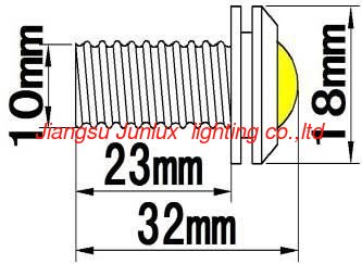 led Screw-3W DC 12V 50 lumen/w Dc 12v aluminum 2 years warranty car used moto car used Eagle eye lamp