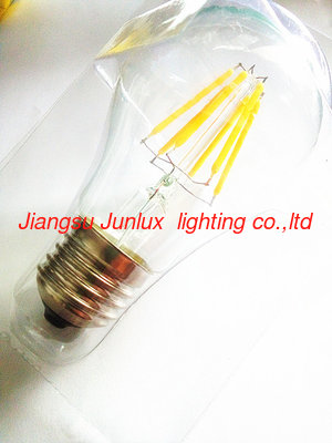 led bulb filament bulb 8w 800lumen Ra80 30000 hours 2 years warranty E27 base Glass retro model enery saving lamp top