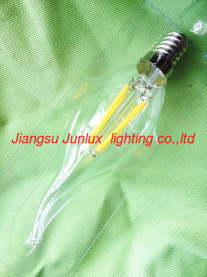 LED Filament 3w Candle 300 Lumen Transparent 2 Years Warranty 110/220v EU Model Indoor Items Hign Quality Glass Retro