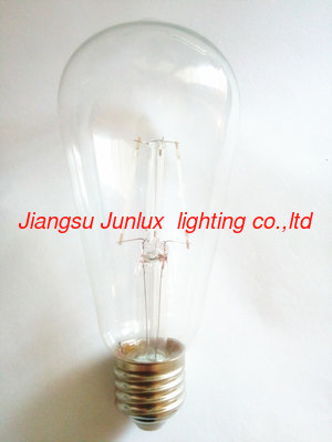 led bulb filament blue 4w 400lumen Ra80 30000 hours 2 years warranty E27 base Glass retro  western northern european