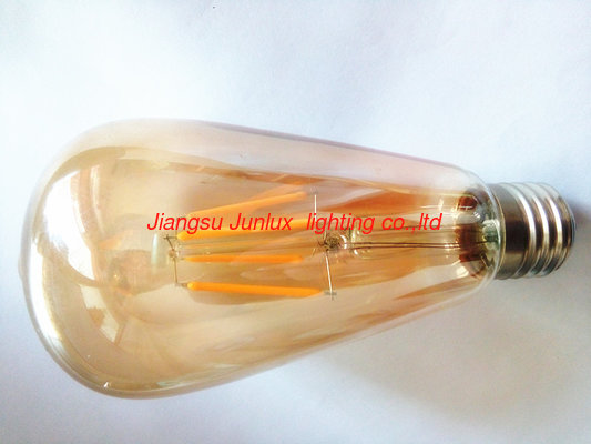 LED Bulb Filament Gloden  400 Lumen Ra 80 30000 Hours 2 years Warranty E27 Base Glass Retro  Western Northern European