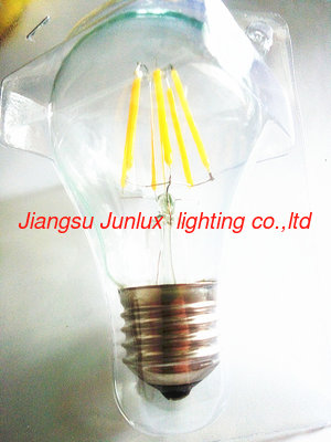 Luxury decoration retro highlight crystal lamp chandelier indoor lighting A60 4w filament bulb energy saving lamp led