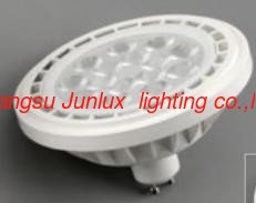 led ar111 15w Plastic cover aluminum 1200 lumen Gu5.3/Gu10 mr16 ra.80 2 years warranty shine show place used 2 yerars