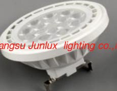 led ar111 15w Plastic cover aluminum 1200 lumen Gu5.3/Gu10 mr16 ra.80 2 years warranty shine show place used 2 yerars