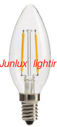 LED Filament 3w candle 300 lumen Indoor lighting bright European royal family transparent retro chandelier crystal lamp