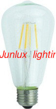 LED Filament 4w ST58 400 Lumen Retro Saving Energy Indoor Chips Transparent Glass Bulb House Office Used EU Model Ra 80