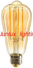 LED Filament 4w ST58 400 Lm European royal family transparent retro energ super bright E14 / E27 indoor lighting
