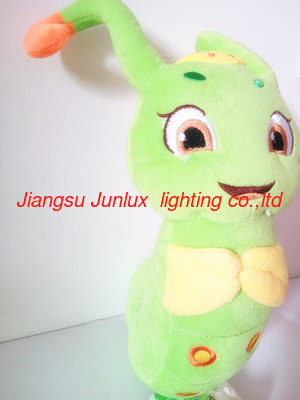 Plush Caterpillar Stuffed Toy Insect Green Toy Holiday Gift Present 35cm Hanging Toy Present PP Cotton INSIDE Present