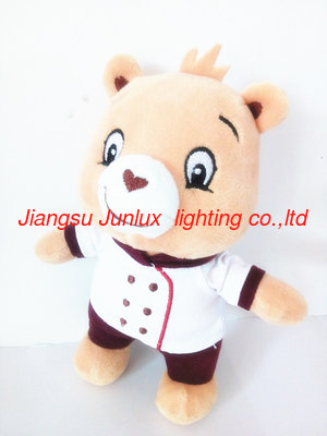 Good Plush Cooker Bear Stuffed Toy White Cloth PP Cotton Inside New Interest Model Cool Toy Holiday KIDS Children Gift