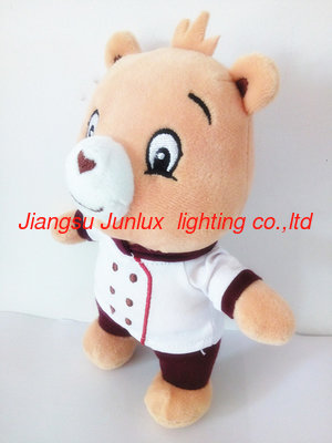 Good Plush Cooker Bear Stuffed Toy White Cloth PP Cotton Inside New Interest Model Cool Toy Holiday KIDS Children Gift