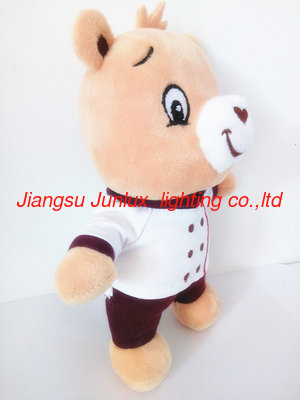 Good Plush Cooker Bear Stuffed Toy White Cloth PP Cotton Inside New Interest Model Cool Toy Holiday KIDS Children Gift