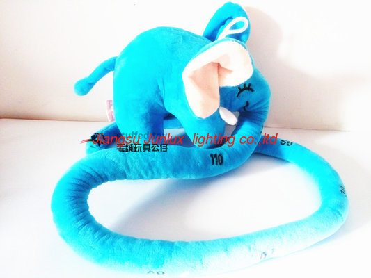 Plush Blue 120cm Elephant Toy Stuffed Soft Surface Easily Hang Small Eye Cool GIFT  NEW Interesting Present FOR KIDS