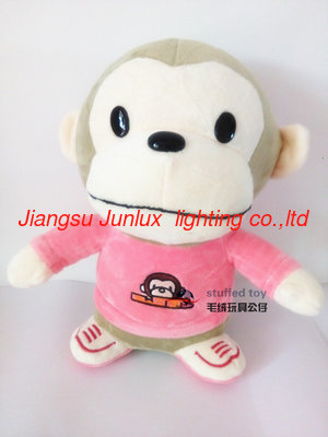 plush monkey red boys shoes hot toys for kids cheap china cartoon children holiday present new fashion Eu japanese model