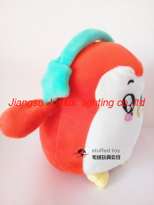 plush penguin animal stuffed for kids children pp cotton inside soft plush red with music player cool guy new fashion