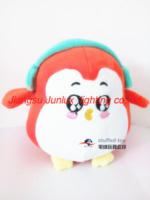 plush penguin animal stuffed for kids children pp cotton inside soft plush red with music player cool guy new fashion