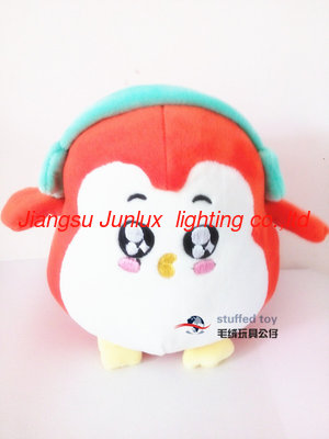 plush penguin animal stuffed for kids children pp cotton inside soft plush red with music player cool guy new fashion