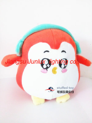 plush penguin animal stuffed for kids children pp cotton inside soft plush red with music player cool guy new fashion