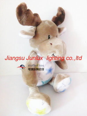 plush moose elk christmas animal good wishes stuffed toy children liked present new year hot loverly new sale soft pp
