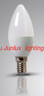 LED C37 6w E14/27 dimmable plastic cover aluminum High-grade indoor intelligent decorating chandelier candle light lamp