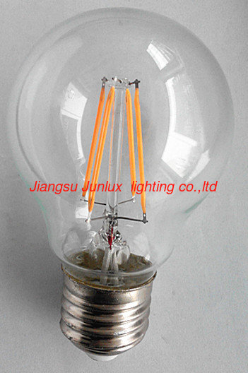 Luxury decoration retro highlight crystal lamp chandelier indoor lighting A60 4w filament bulb energy saving lamp led