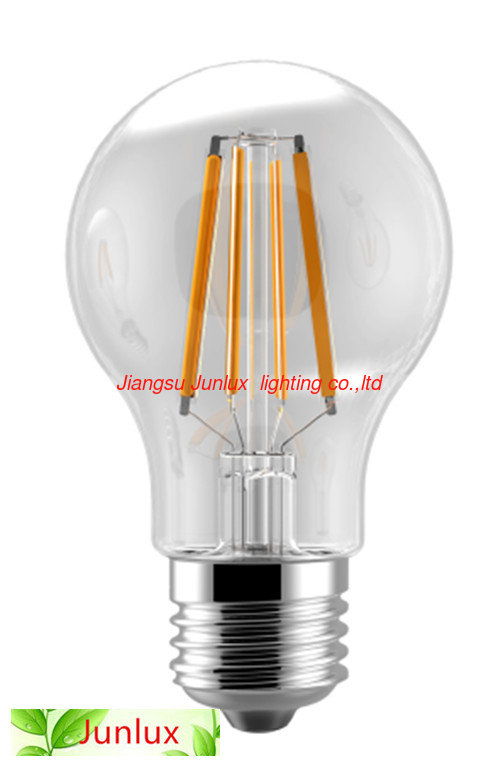 led filament A60 4w 450lumen Epistar glass shell 2 year waranty Eu model glass shell 15000 hours retro model hot items
