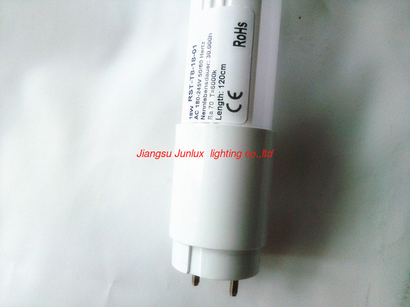 LED T8 Tube 18w 1.2m PVC+Alum 1500lm 2700/4000/6500k 2 Year Warranty Indoor House Office Project Used Hign Quality New