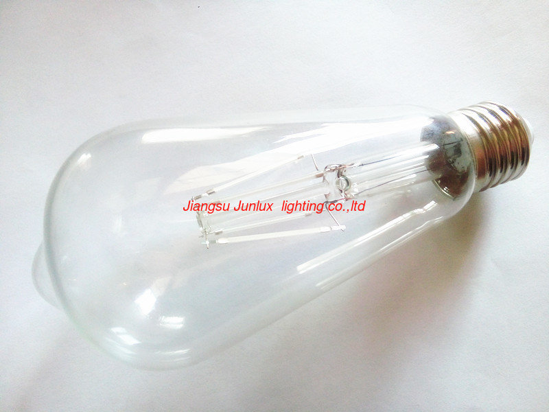 led bulb filament blue 4w 400lumen Ra80 30000 hours 2 years warranty E27 base Glass retro  western northern european