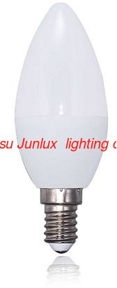 LED Candle C37 4.5w SCR Dimming Plastic Cover Aluminum House Used Office Indoor Bulb Energy Saving Lamp Wide Range Dim