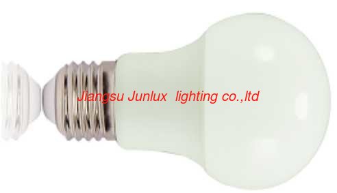 LED A60 8W BULB plastic cover aluminum ra.80 2 yeras warranty indoor house office used bulb e27 base 185-265v  690 lumen
