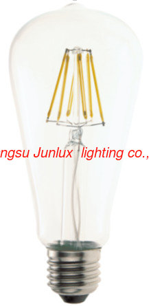 LED Filament 4w ST58 400 Lumen Retro Saving Energy Indoor Chips Transparent Glass Bulb House Office Used EU Model Ra 80