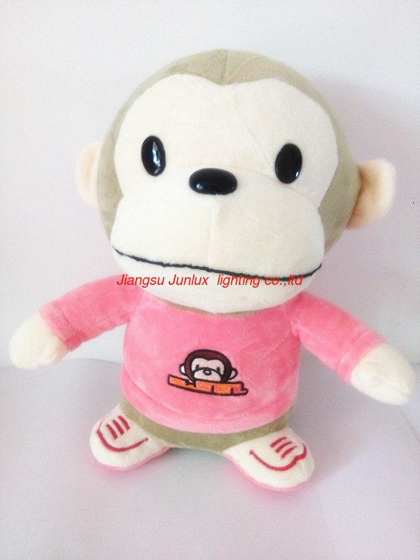 plush monkey red boys shoes hot toys for kids cheap china cartoon children holiday present new fashion Eu japanese model