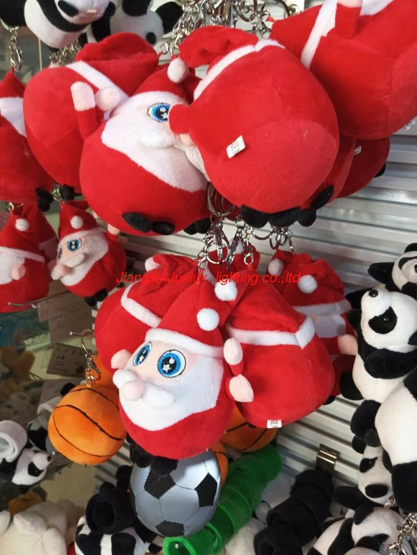Plush toy stuffed toy Santa Claus keychain holiday gift animal cartoon cute toy