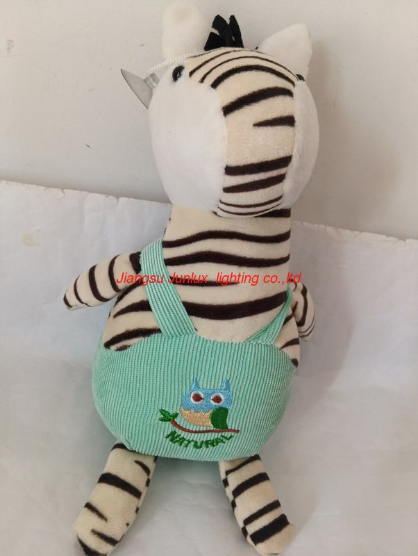 Plush toy stuffed toy zebra jungle forest wild overalls holiday gift animal cartoon cute toy