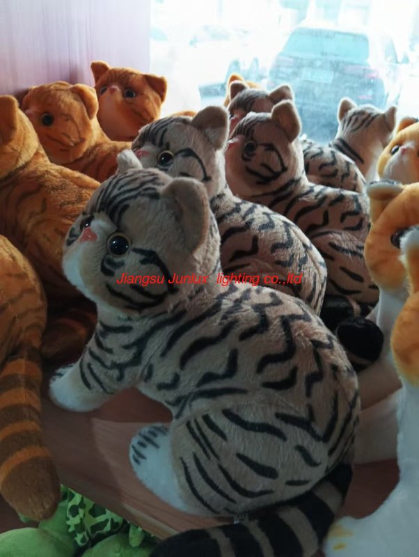 Cute patterned kitten cat plush toy stuffed toy cartoon animal handicraft gift holiday gift