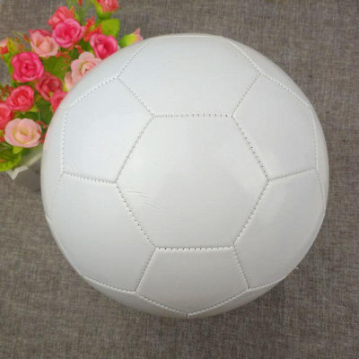 good quality durable full white size 5 32 panels PVC football soccer