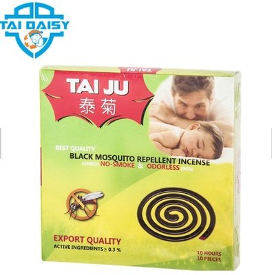 Chinese Eco-frendly 130MM black mosquito incense repellent coil