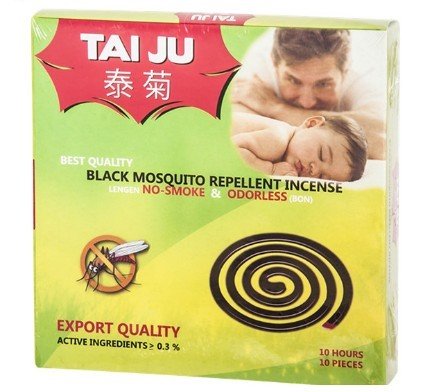 Taiju Brand high quality Eco-Friendly killer fly Black Mosquito repellent incence coil