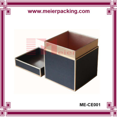 China Offset printing matte black deluxe paper candle retail packaging with lid supplier