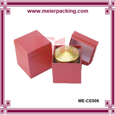 China Exclusive custom made sturdy Paper candle packaing box with silvery hot stamping supplier