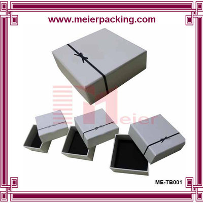 China Individual Manufactory Two Piece paperboard debossing logo keepsake jewelry boxes supplier