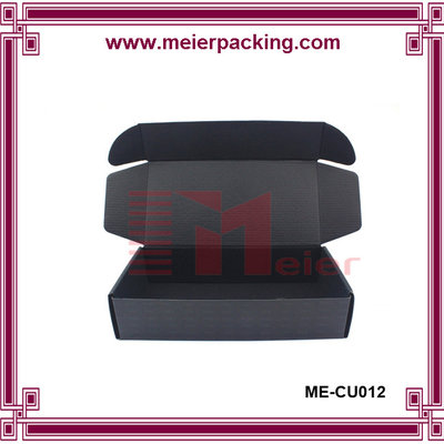 China Black Corrugated Board Gift Clothes Shipping Boxes For Custom Printed supplier
